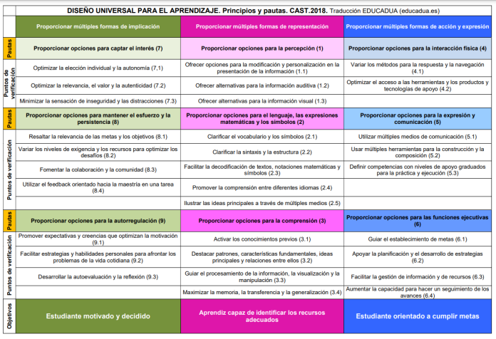 Diseño Universal para el Aprendizaje- Campuseducacion.com