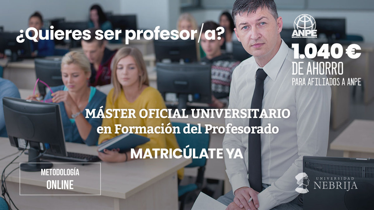 Máster Oficial en Formación del Profesorado de ESO y Bachillerato, FP y ...